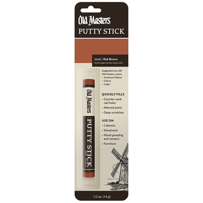 Old Masters 32407 Red Brown Putty Stick - Walmart.com
