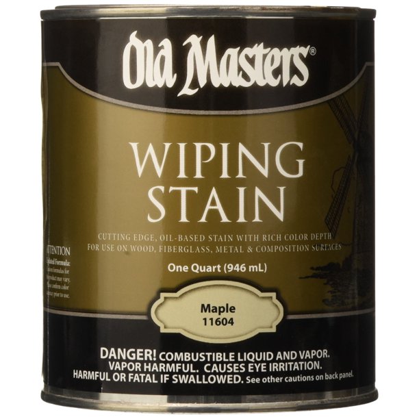 Old Masters Semi-Transparent Maple Oil-Based Wiping Stain 1 qt ...