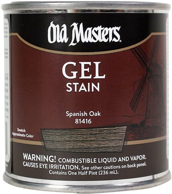 Old Masters Semi-Transparent Spanish Oak Oil-Based Gel Stain 0.5 pt ...