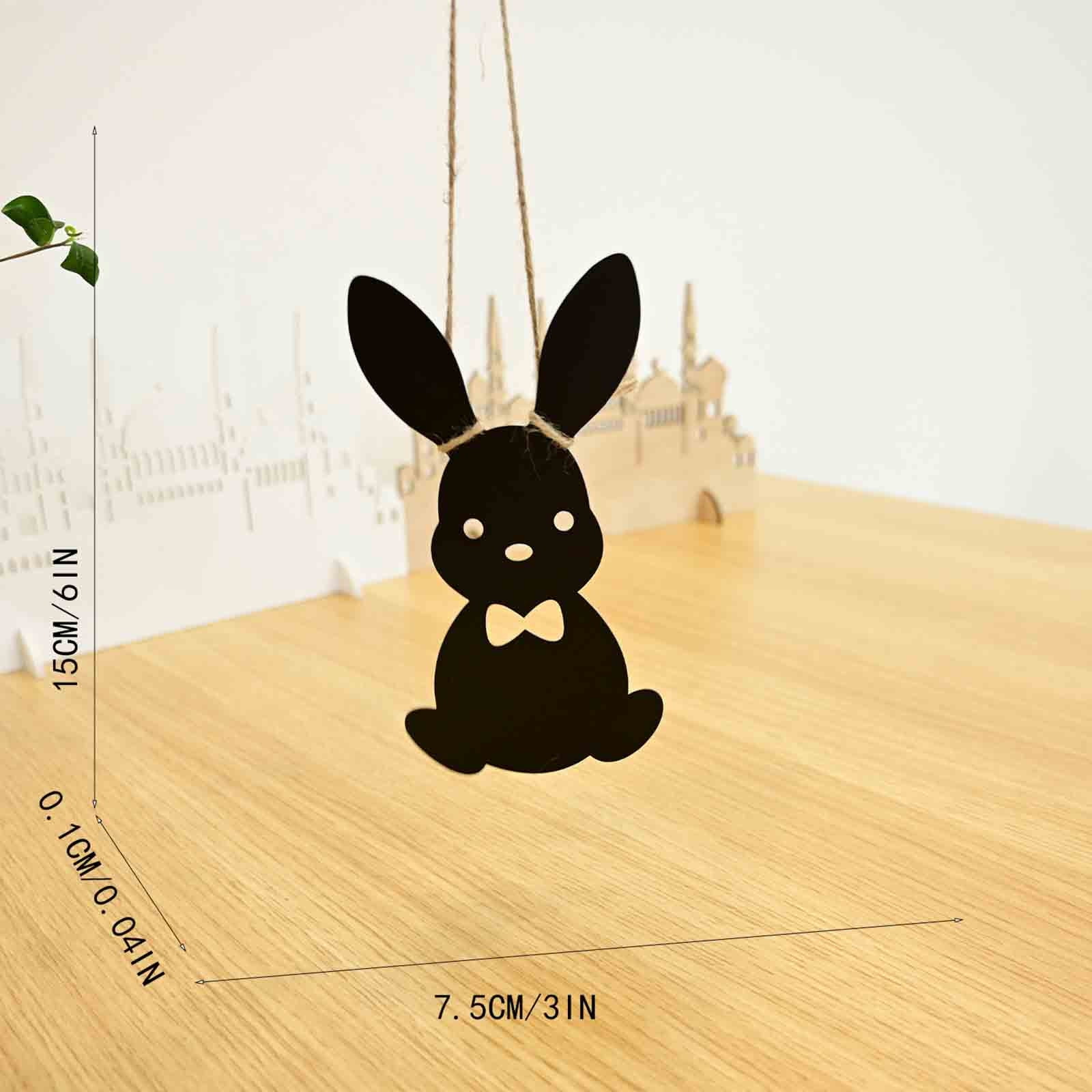 Old Metal Bunny Easter Metal Garden Decoration Easter Iron Crafts ...