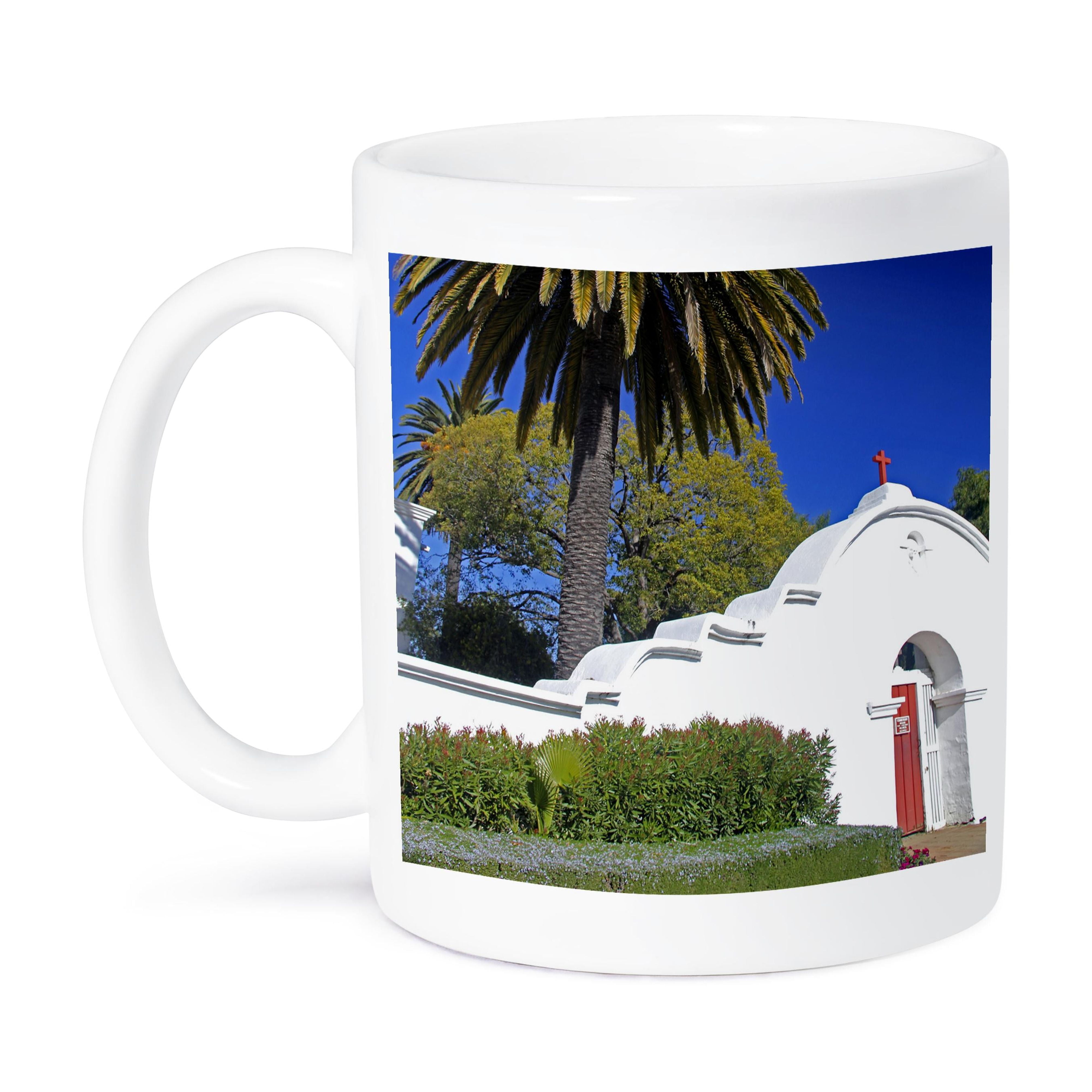 3dRose, Old Mission San Luis Rey de Francia, California, USA - US05 KWI0045 - Kymri Wilt, 11oz ...