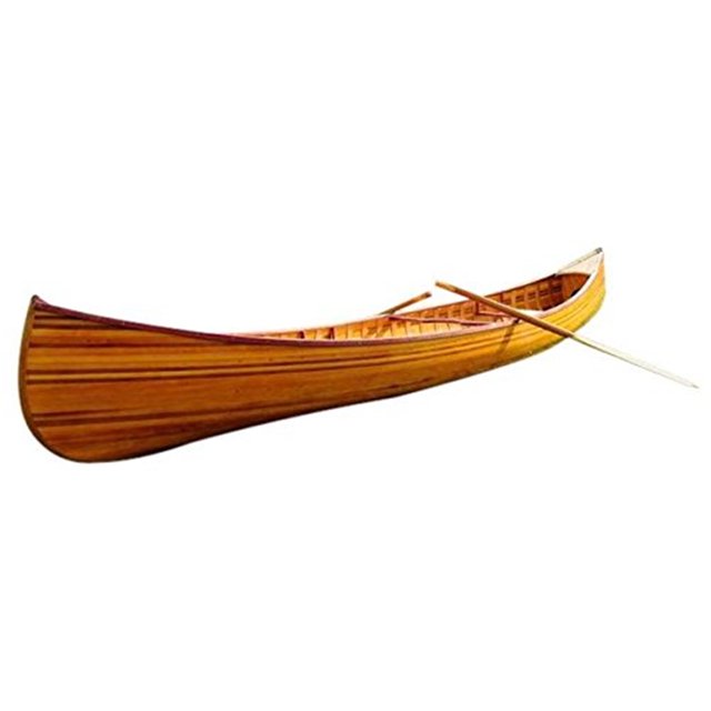 Old-Modern Handicrafts Canoe With Ribs Curved Bow 12 Ft. - Walmart.com