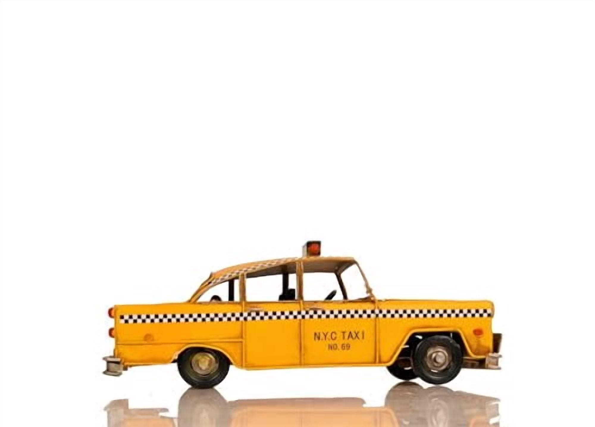 Old Modern Handicrafts Handmade Classic New York City Taxi Car Models ...