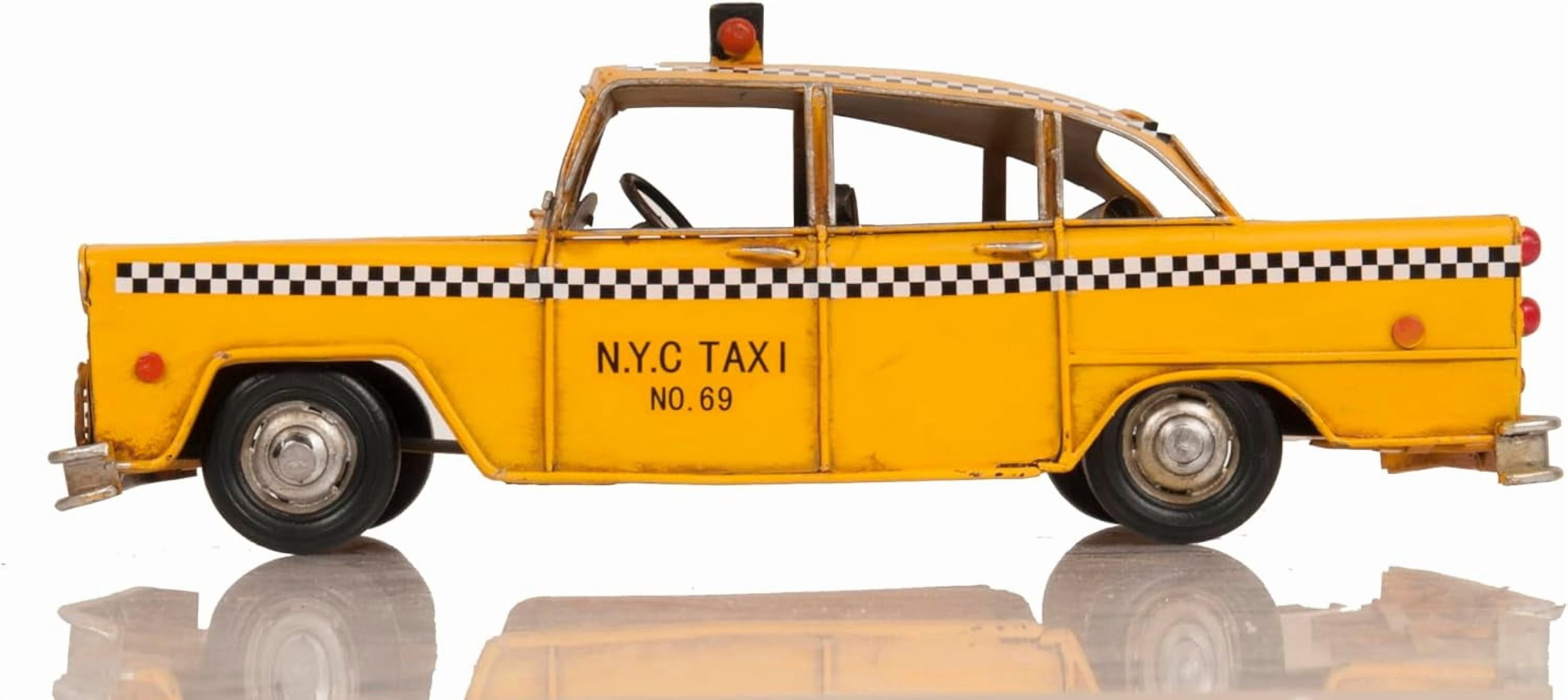 Old Modern Handicrafts Handmade Classic New York City Taxi Car Models ...