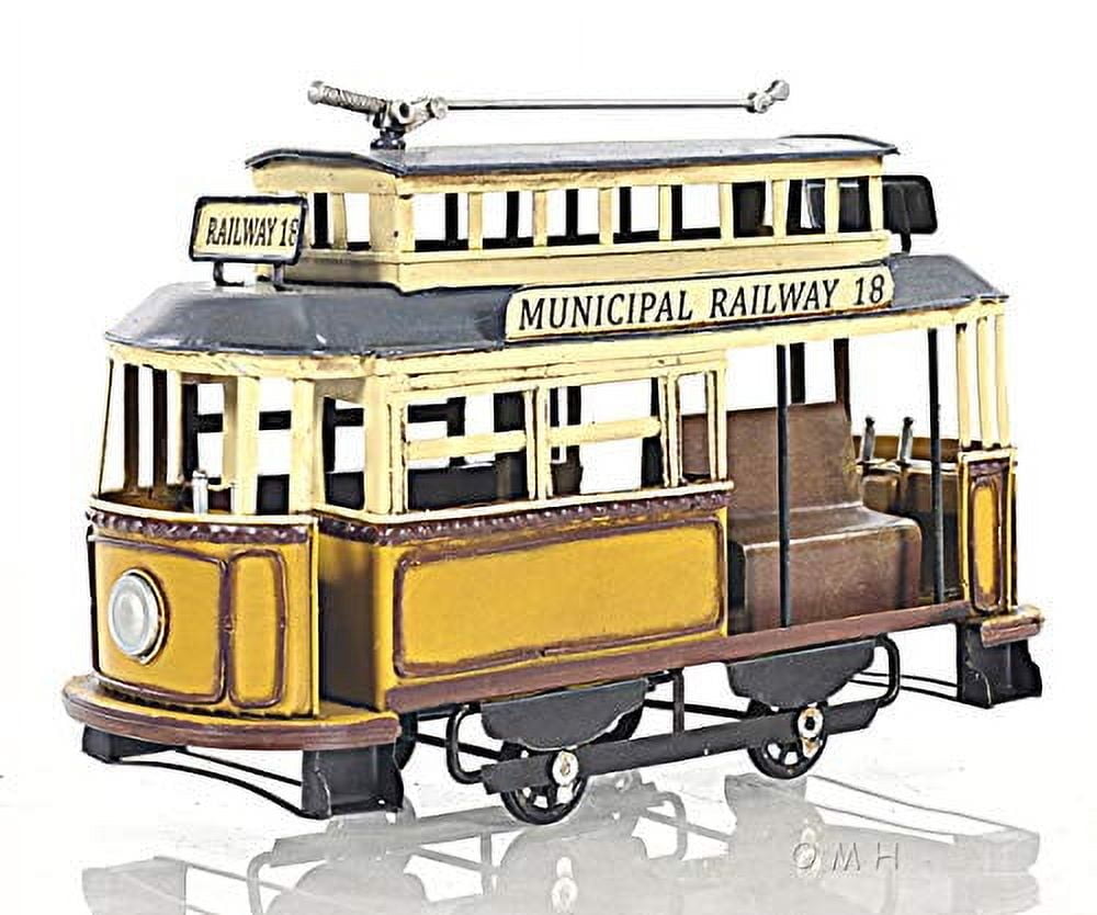 Old Modern Handicrafts Municipal Railway Cable Car Model - an Elegant ...