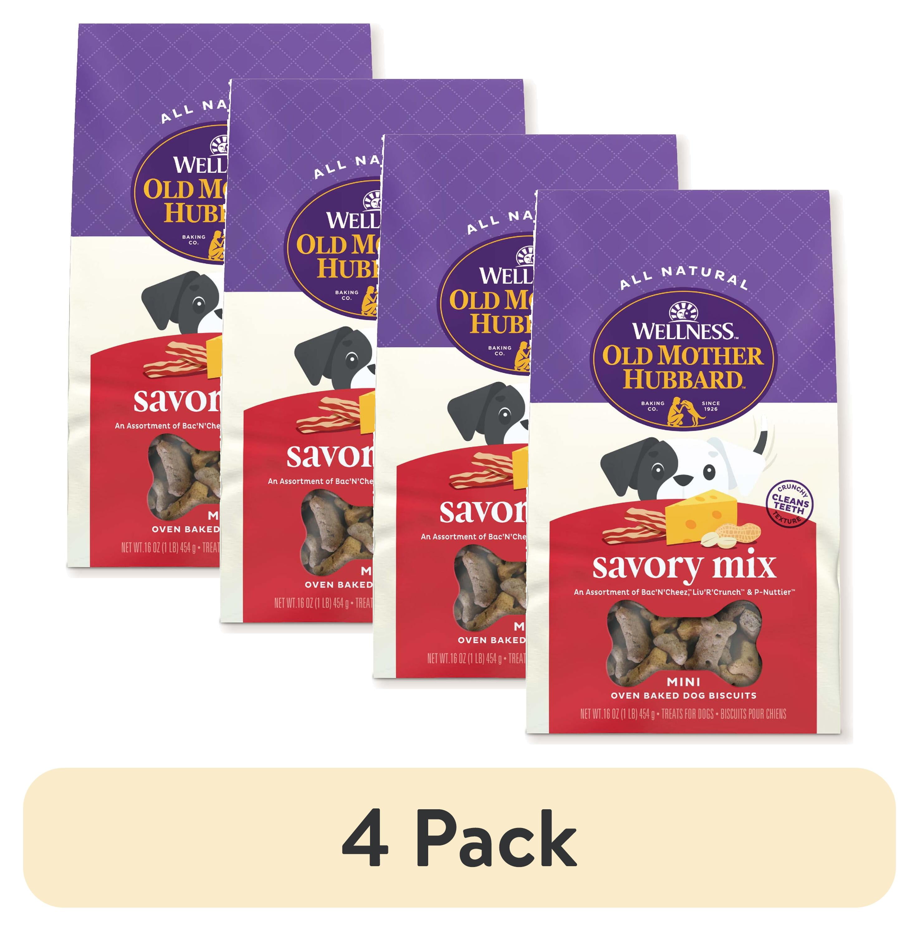 (4 pack) Old Mother Hubbard By Wellness Classic Savory Mix Baked ...