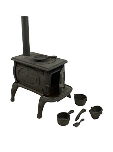 Free Shipping! Old Mountain 10141 Black Mini Pot Belly Stove Set, with ...