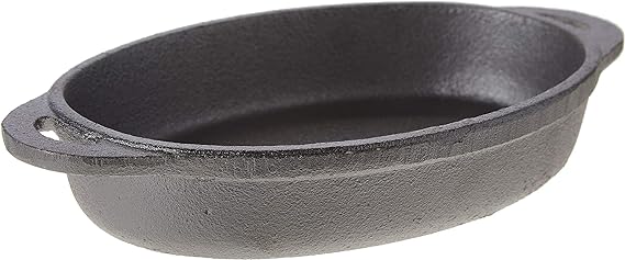 Old Mountain Cast Iron Pre-Seasoned Single Serve Dish Oval - Walmart.com