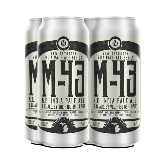Old Nation M43 New England India Pale Ale Beer, 4 Pack, 16 oz Cans ...