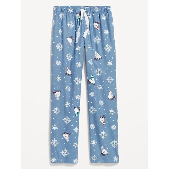 Old Navy Women’s Flannel Pajama Pants XL Blue White Polar Bears That ...