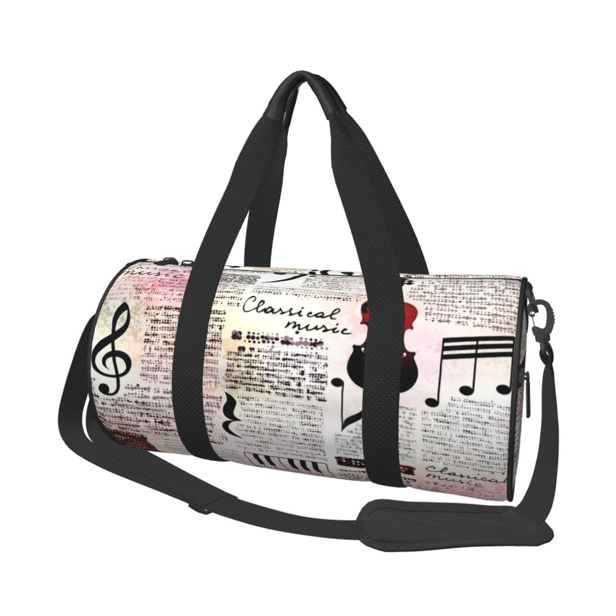 Old Newspaper Decor, Classical Music Themed Instruments Piano Violin ...