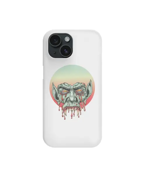Old Old Vampire Funny Elderly Vampire Phone Case for iPhone 16 15 14 13 ...