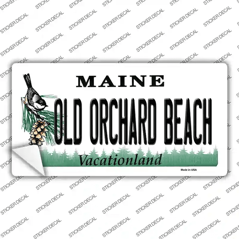 Old Orchard Beach Maine Novelty Sticker Decal Small - Walmart.com