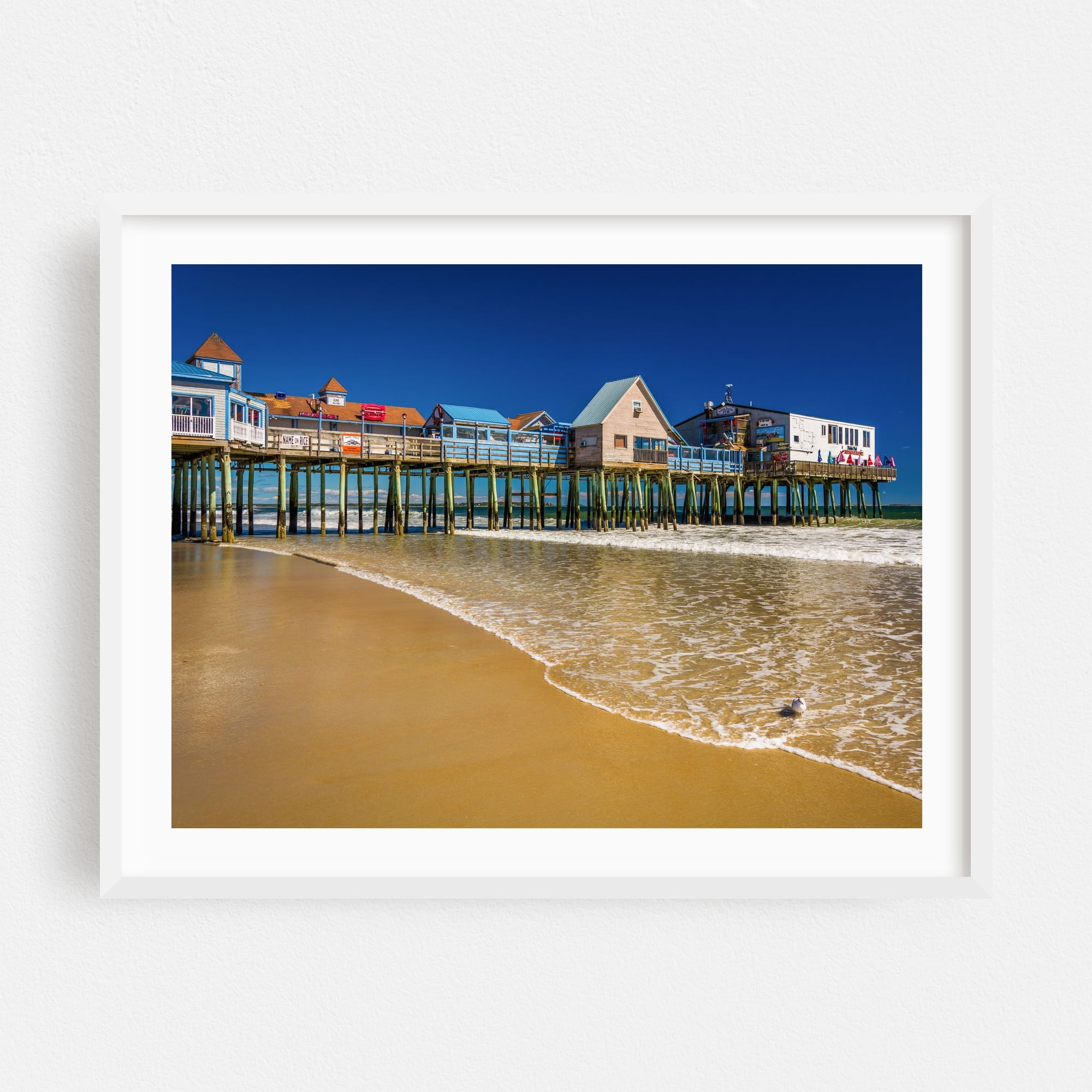 Old Orchard Beach Pier 01 - Old Orchard Beach Maine Photography Beach ...