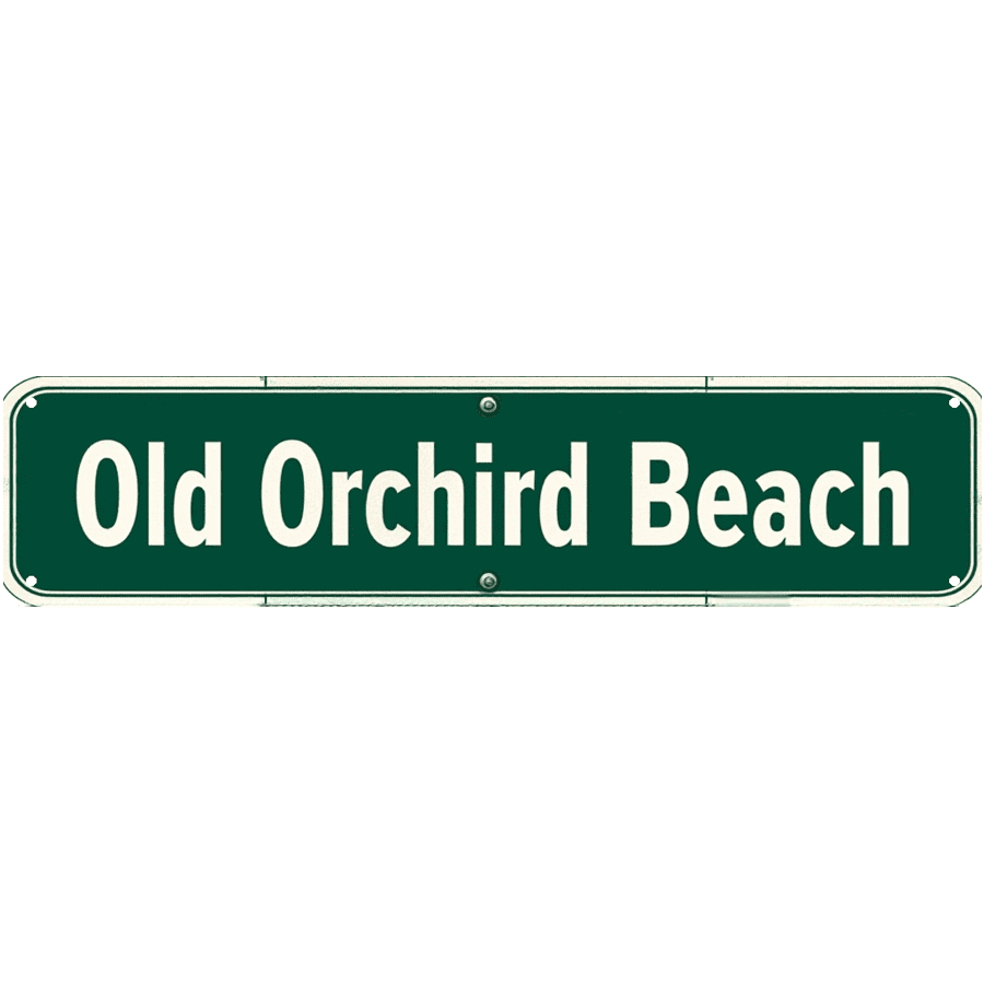 Old Orchard Beach Vintage Tin Sign - 16x4 Inches - Ideal for Beach ...