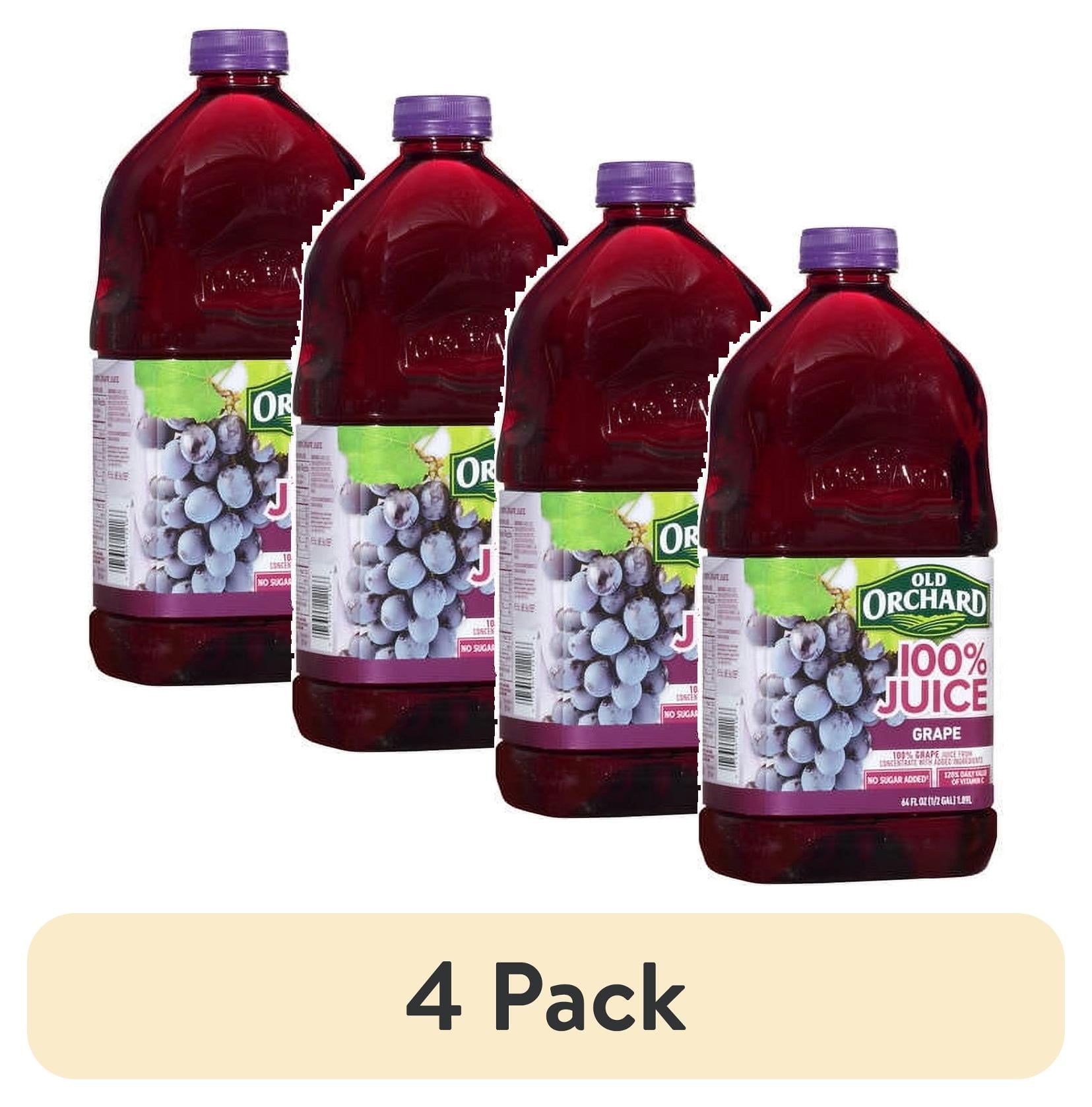 (4 pack) Old Orchard® Grape 100% Juice 64 fl. oz. Bottle - Walmart.com