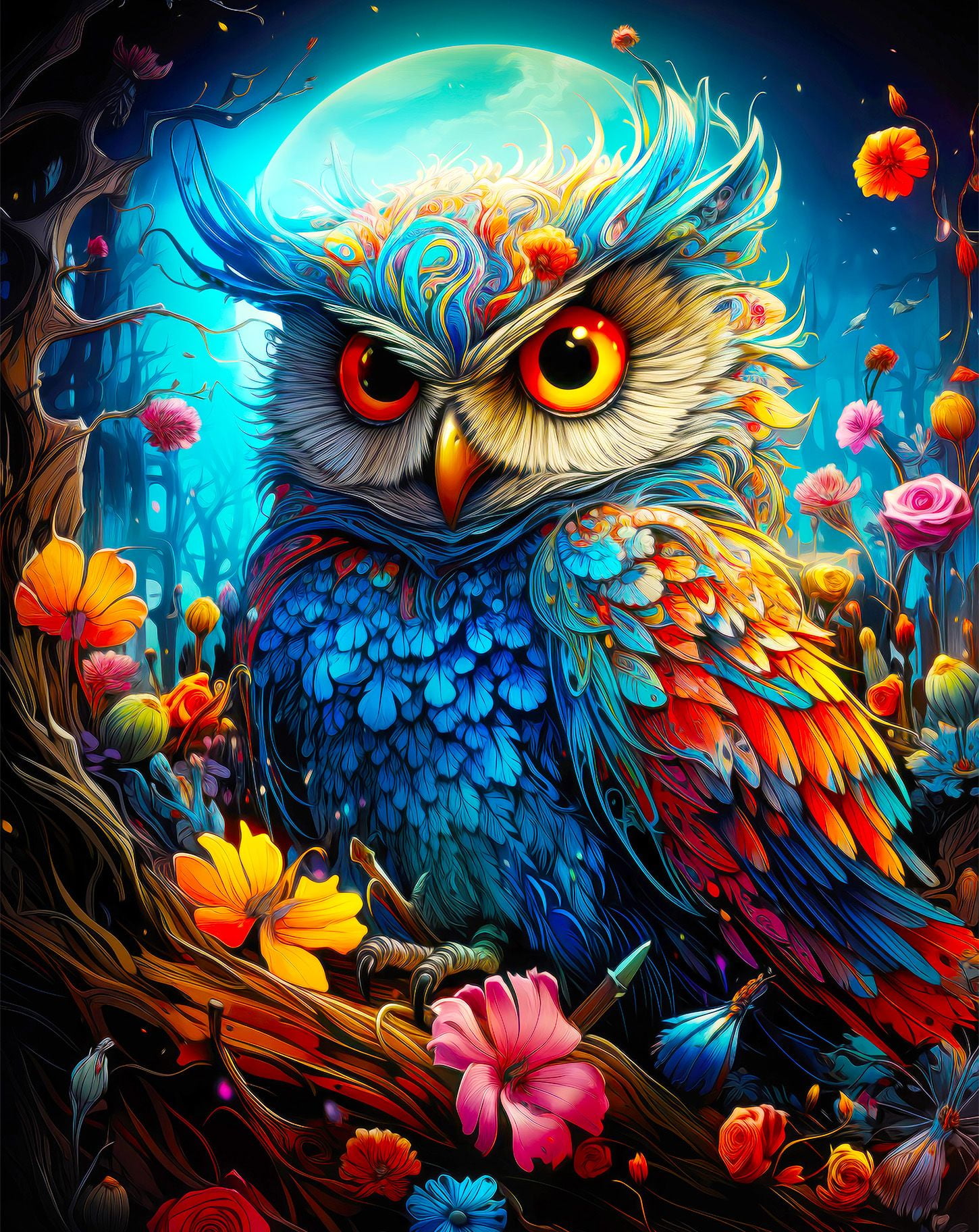 Springbok Owl Hollow Jigsaw Puzzle - Enchanting Moonlit Forest ...