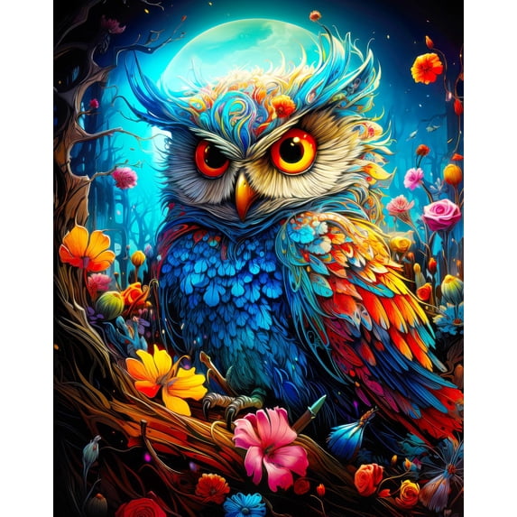 Springbok Owl Hollow Jigsaw Puzzle - Enchanting Moonlit Forest ...