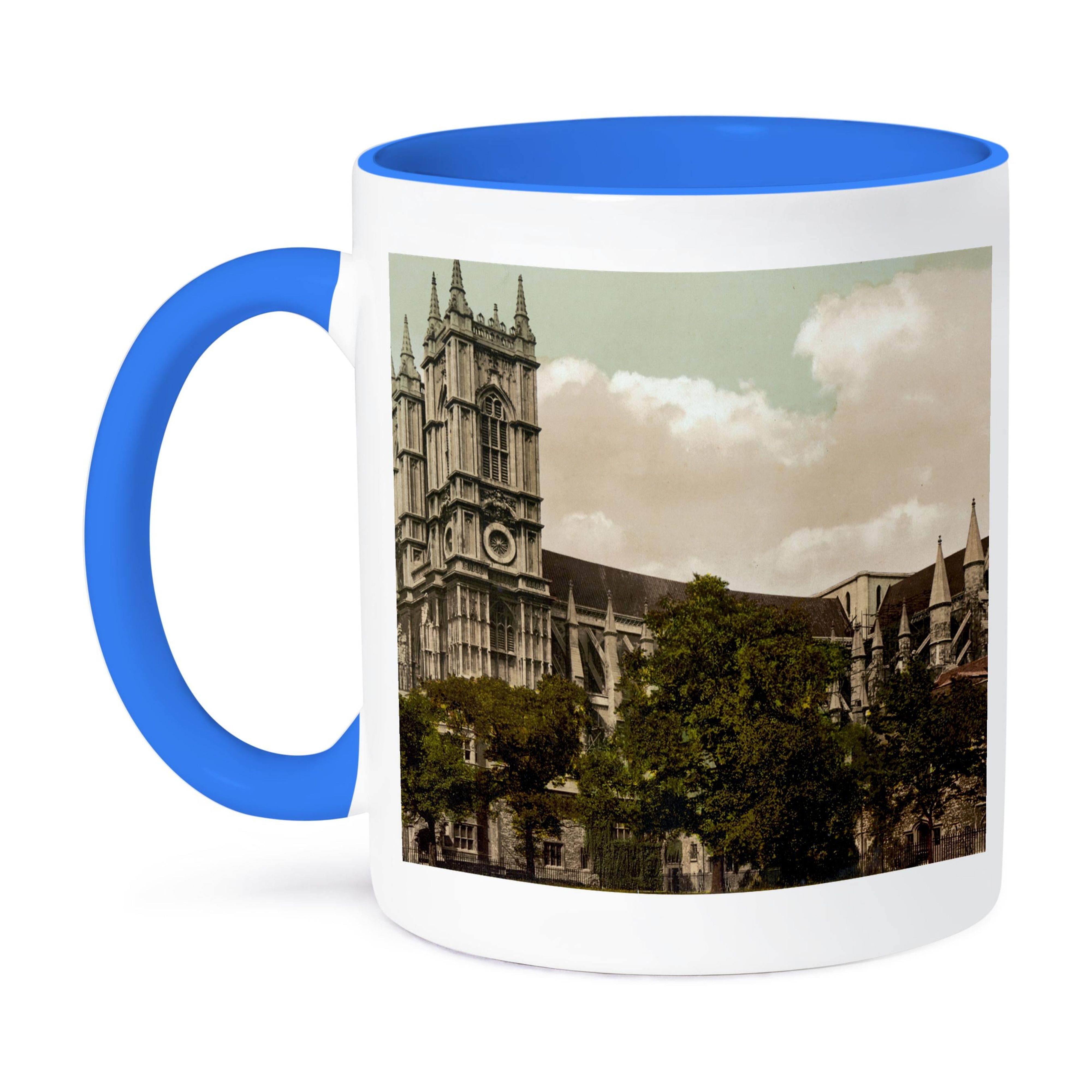 3dRose, Old Photo of Westminster Abbey- London- England, 15oz Two-Tone ...