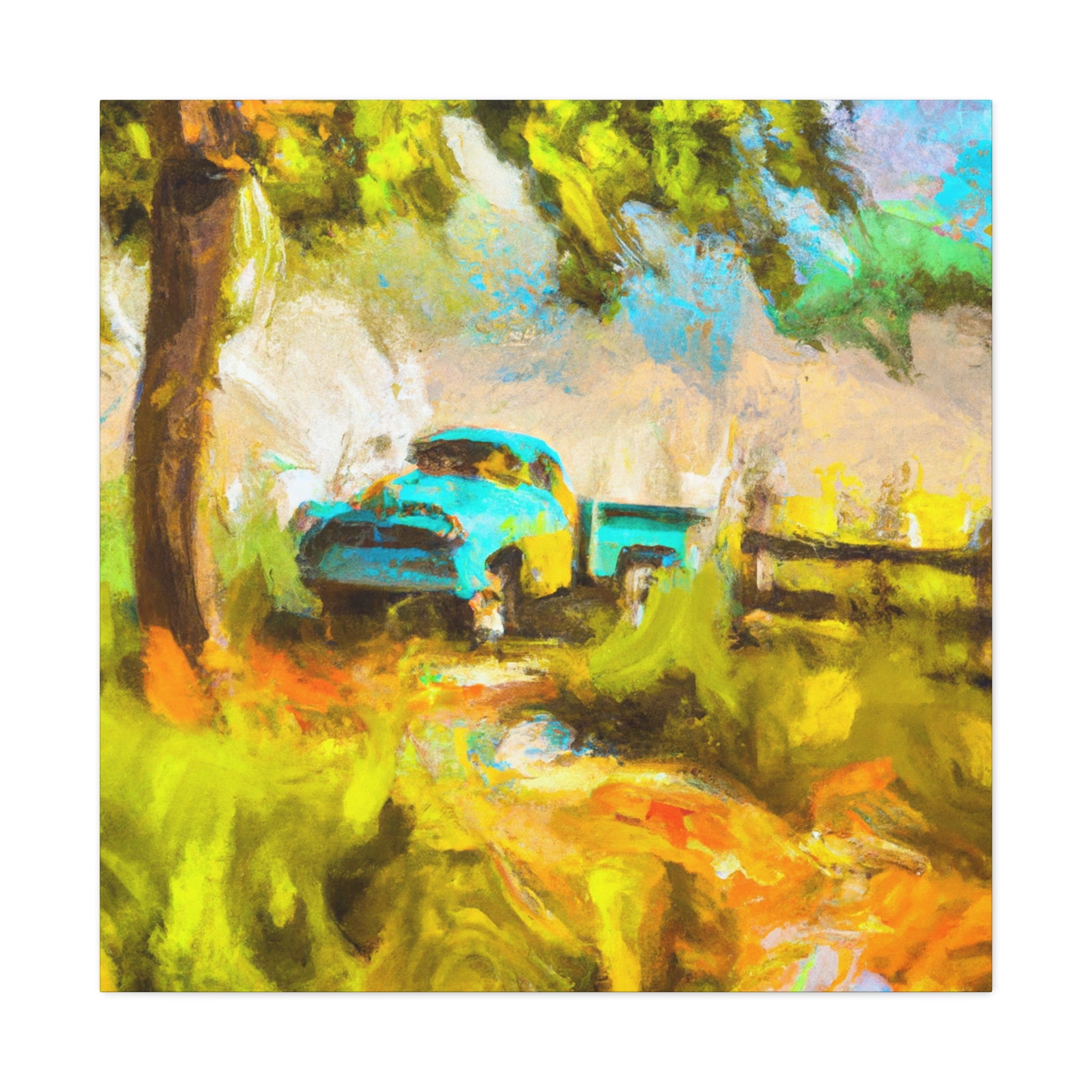 Old Pickup Memory - Canvas - Walmart.com
