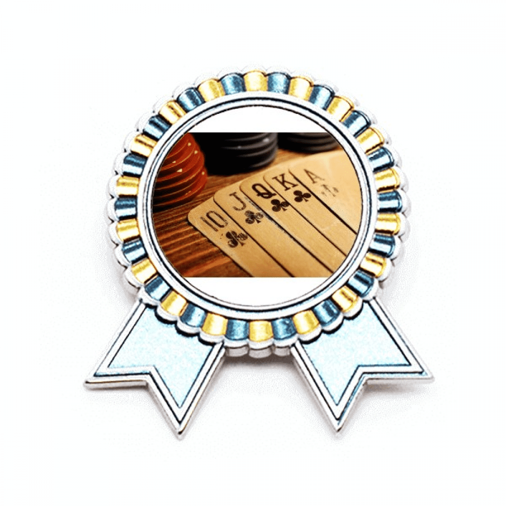 Old Poker Chip Photo Art Deco Fashion Badge Brooch Pin Winner Award ...