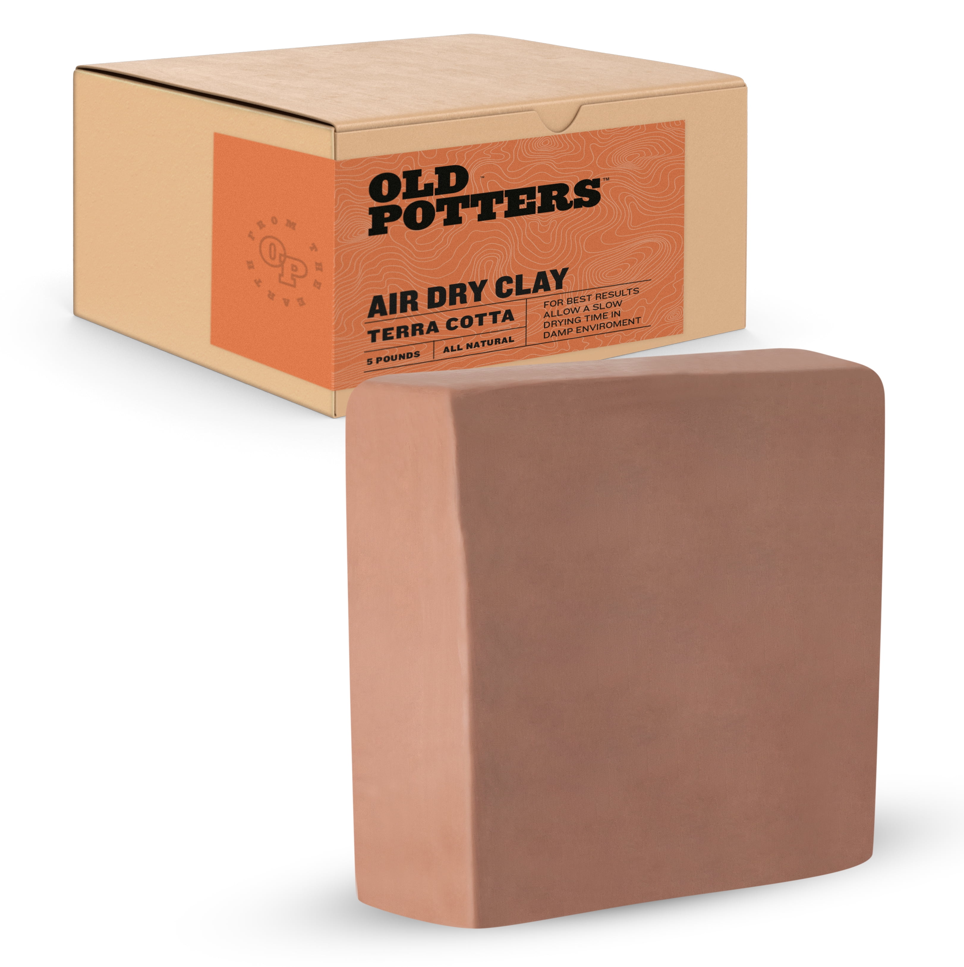 Customer reviews for Old Potters Air Dry Clay, Terra Cotta - Ideal for ...