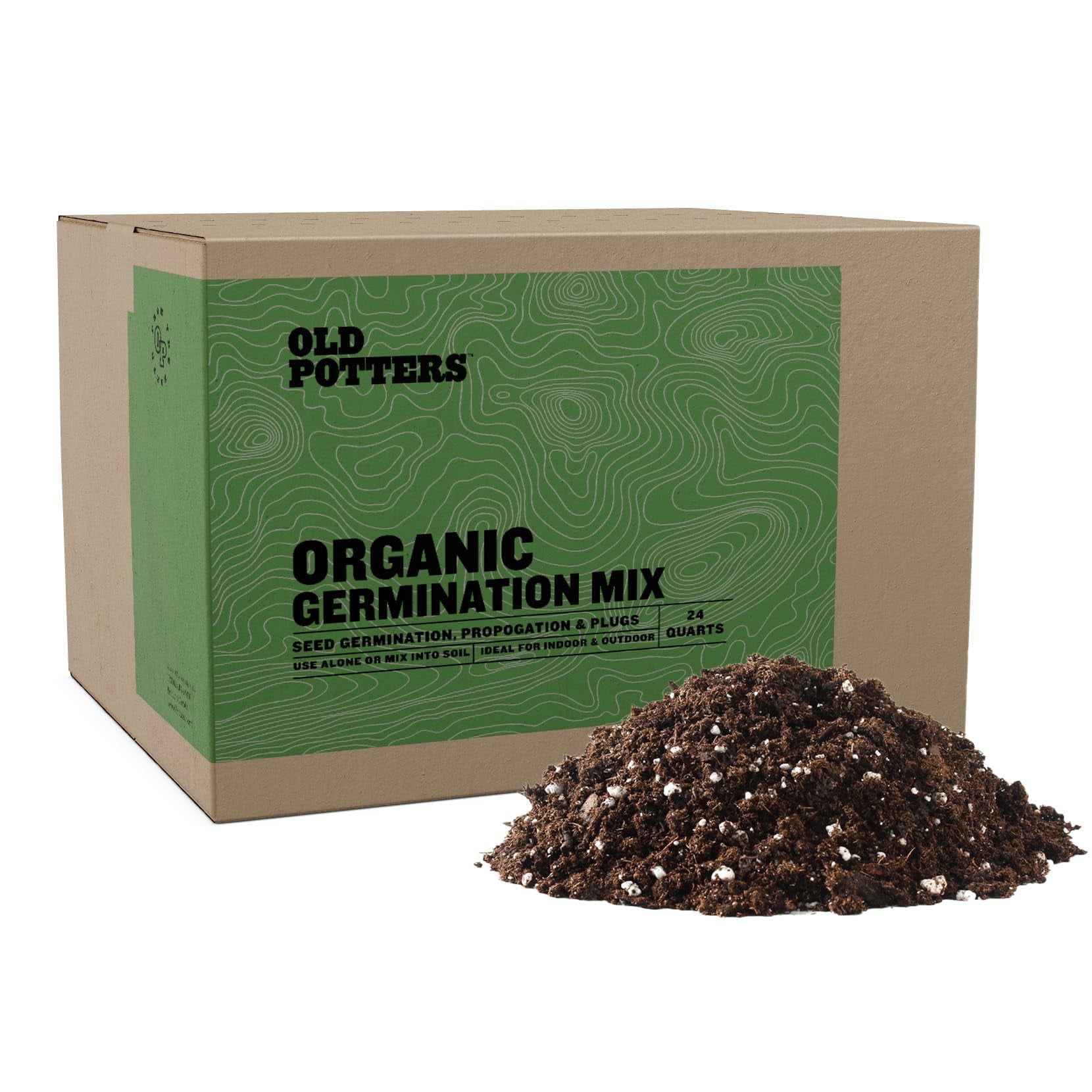 Old Potters Germination Mix with Peat SMRMoss, Fine Perlite ...