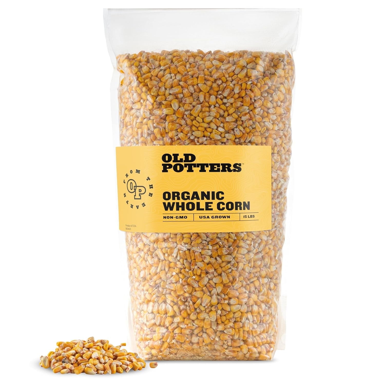 Old Potters Organic Premium Whole Corn kernels, Nutrition for Chicken ...
