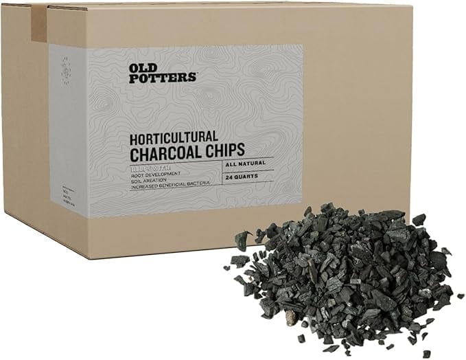 Old Potters Premium Horticultural Charcoal Chips – Organic, pH-Balancing, Moisture-Control for ...