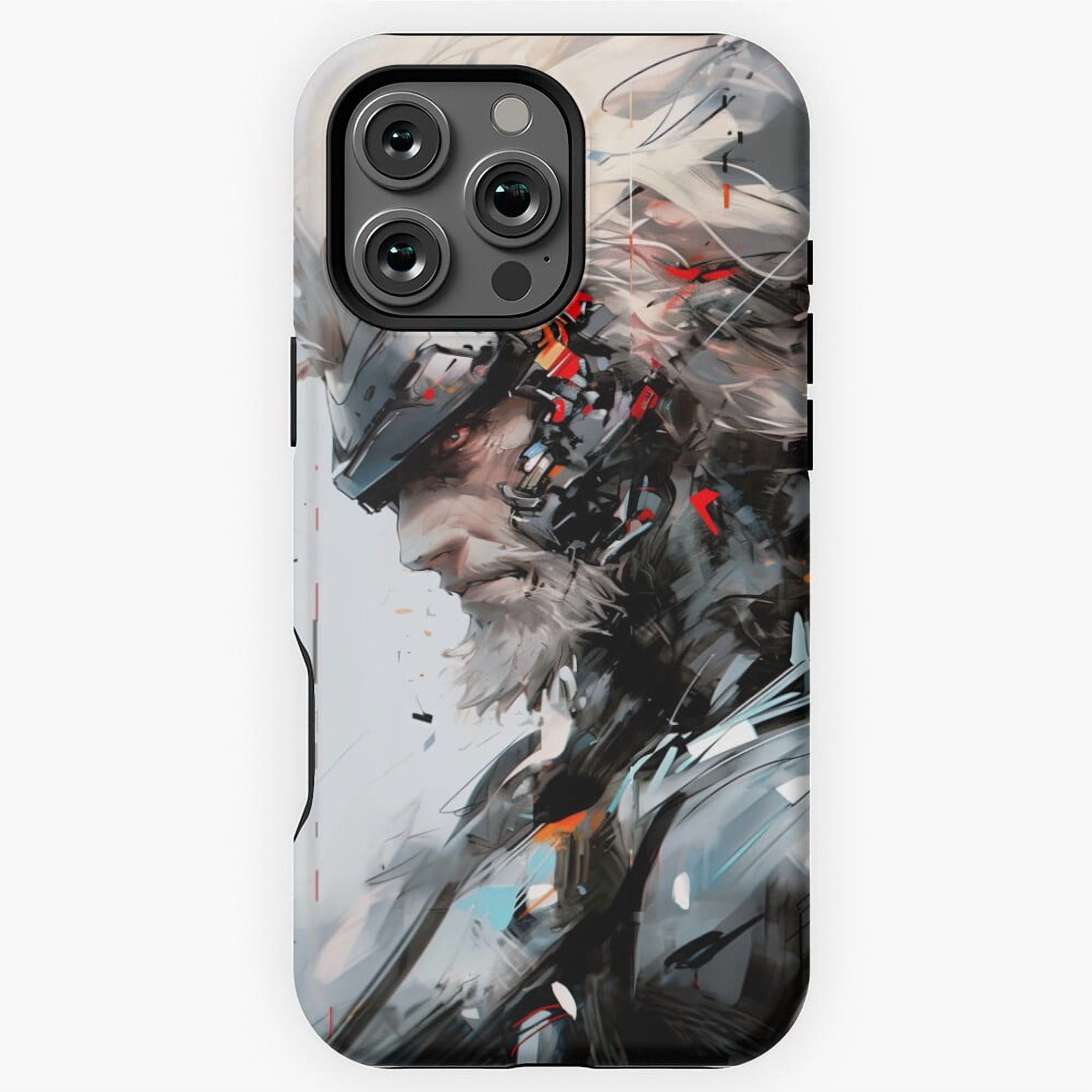 Old Raiden MGS Metal Gear Solid Art Phone Case for iPhone 16 15 14 13 ...
