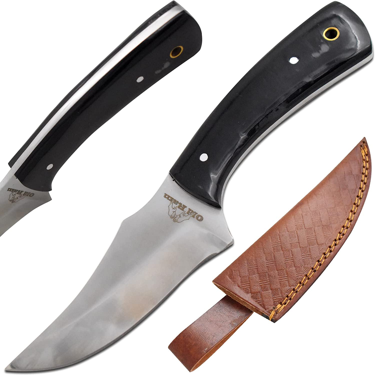 Old Ram Handmade Western Design EDC Fixed Blade Hunting Knife - Walmart.com