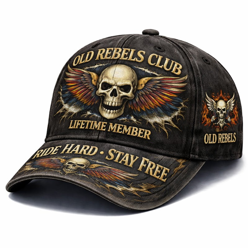 Old Rebels Club Lifetime Member Cap: A Highly Collectible Bold Edgy ...
