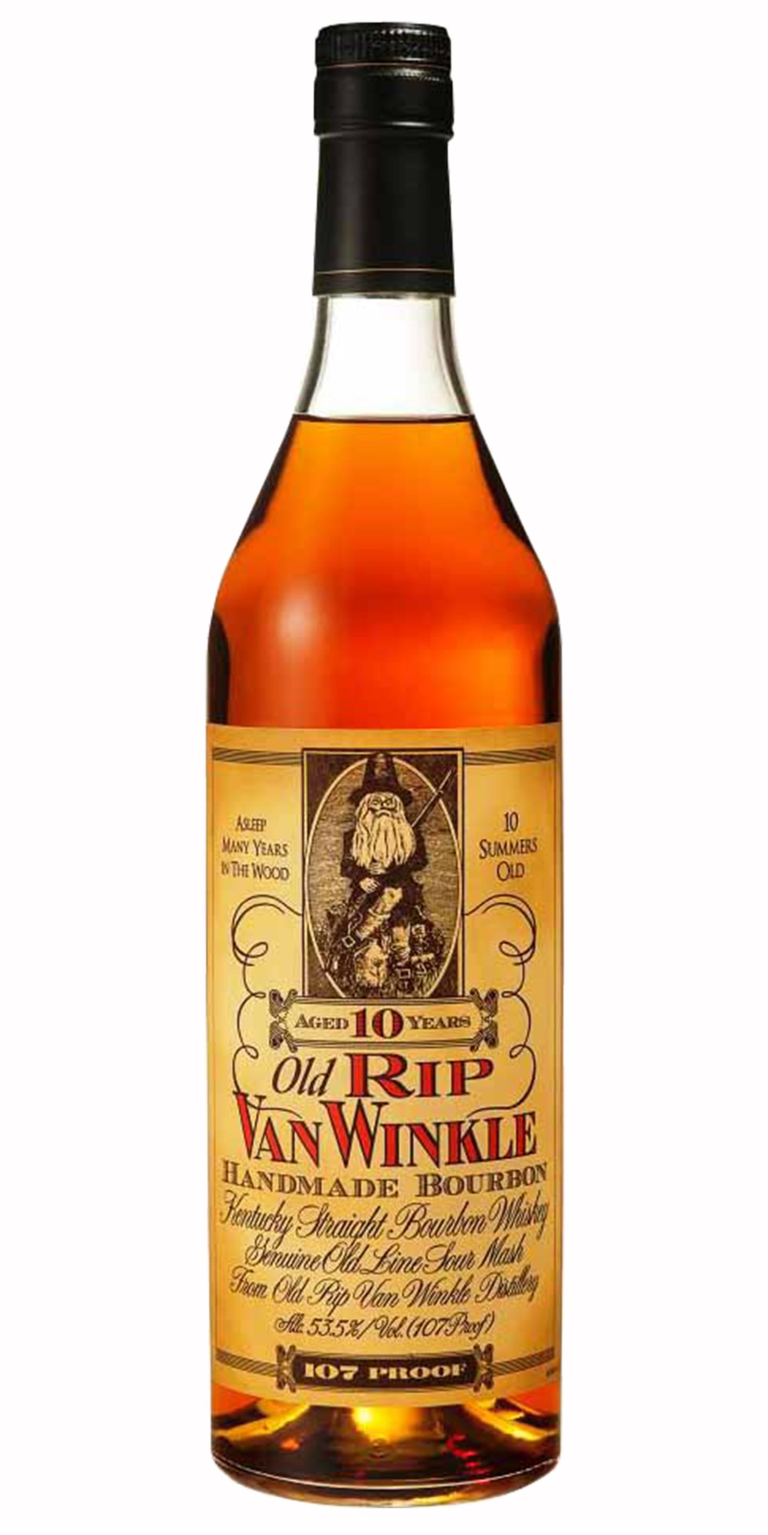 Old Rip Van Winkle Aged 10 Years Kentucky Straight Bourbon Whiskey ...