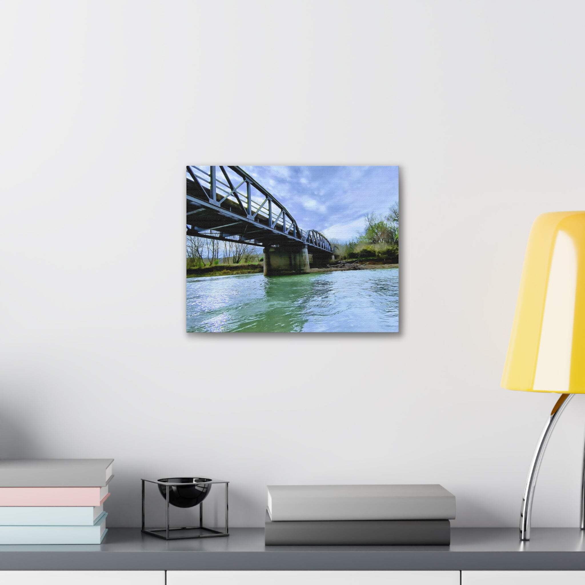 Old River Bridge Canvas Gallery Wraps - Walmart.com