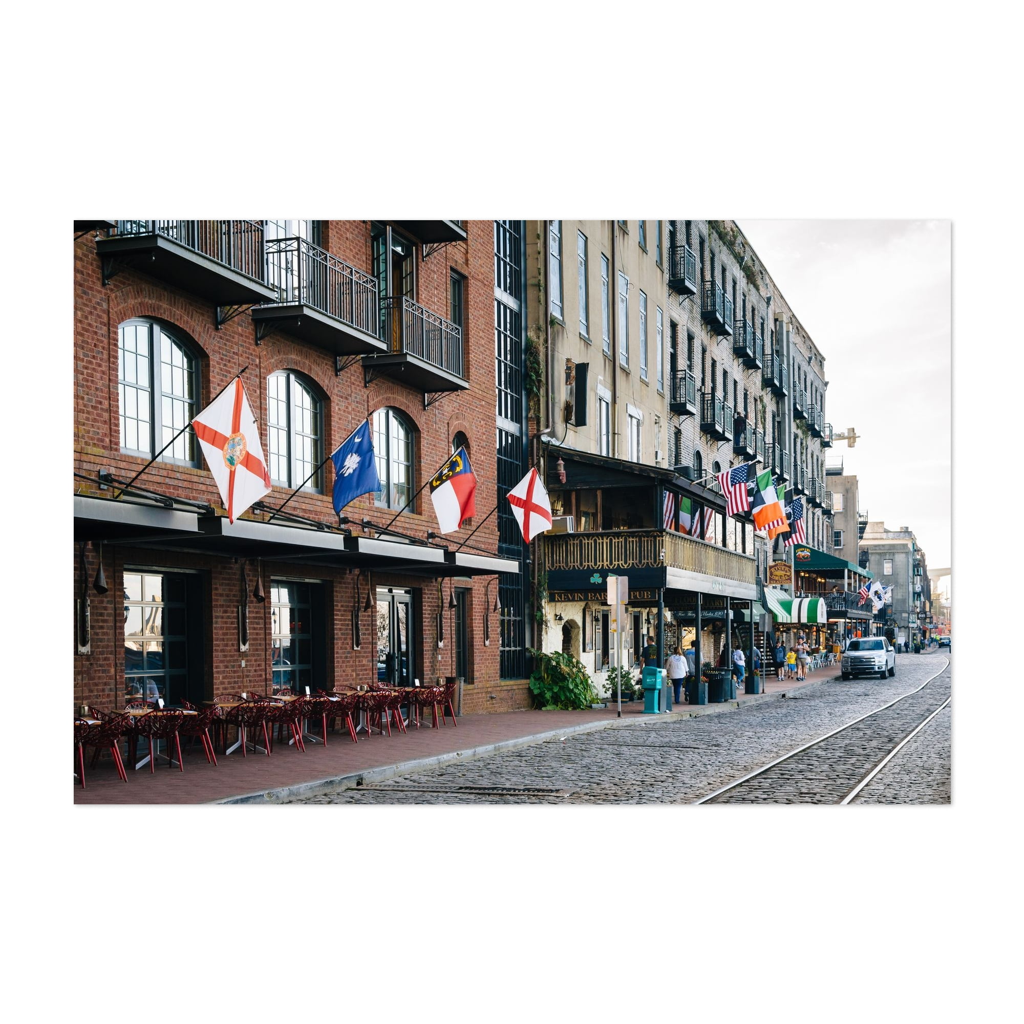 Old River Street - Savannah Georgia Photography Cityscape Architecture ...