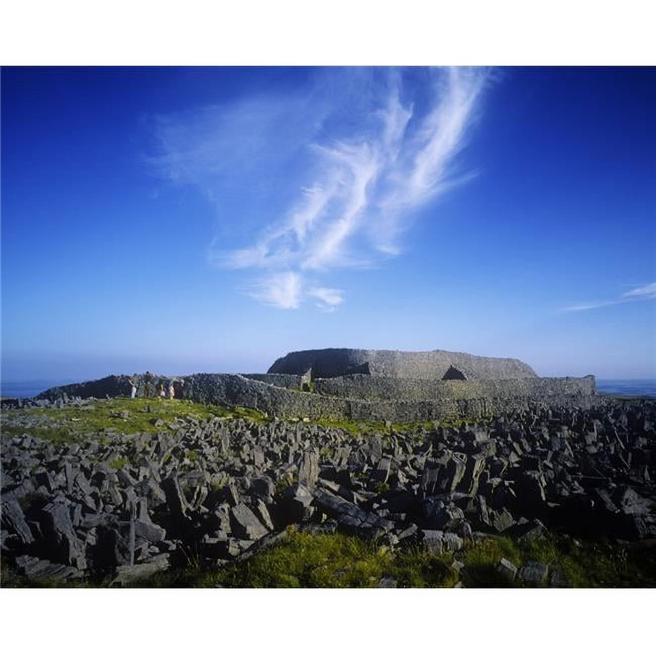 Old Ruins of A Fort On The Landscape Dun Aengus Fort Inishmore Aran ...