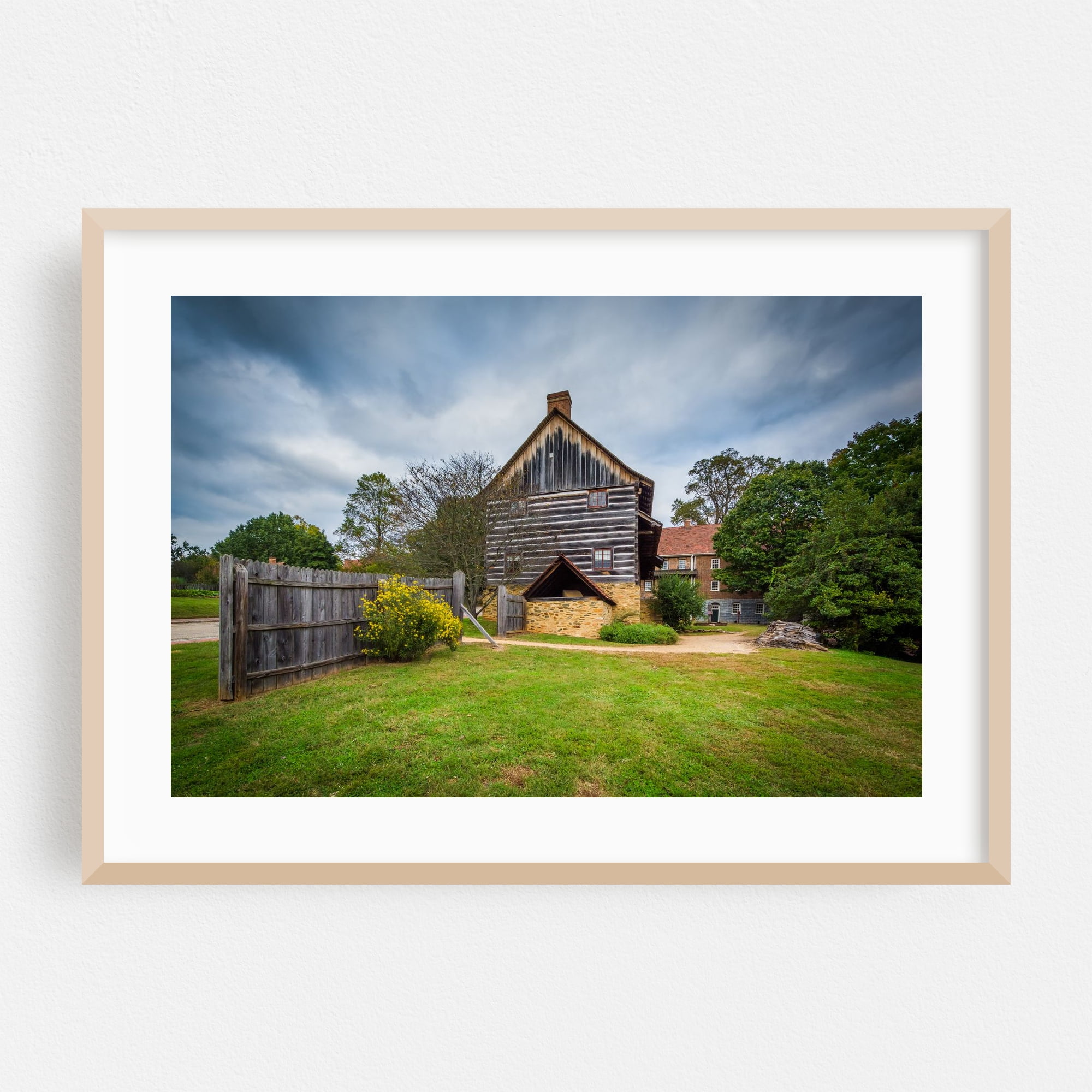 Old Salem Historic District - Winston-Salem North Carolina Photography Farmhouse Rustic ...