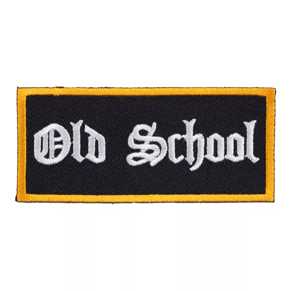 Old School Black & White Patch, Biker Patches - Walmart.com