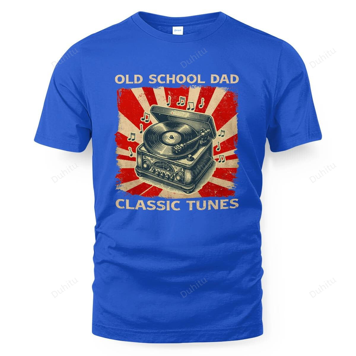 Old School Dad Fathers Day Vinyl Records Player Vintage - Walmart.com
