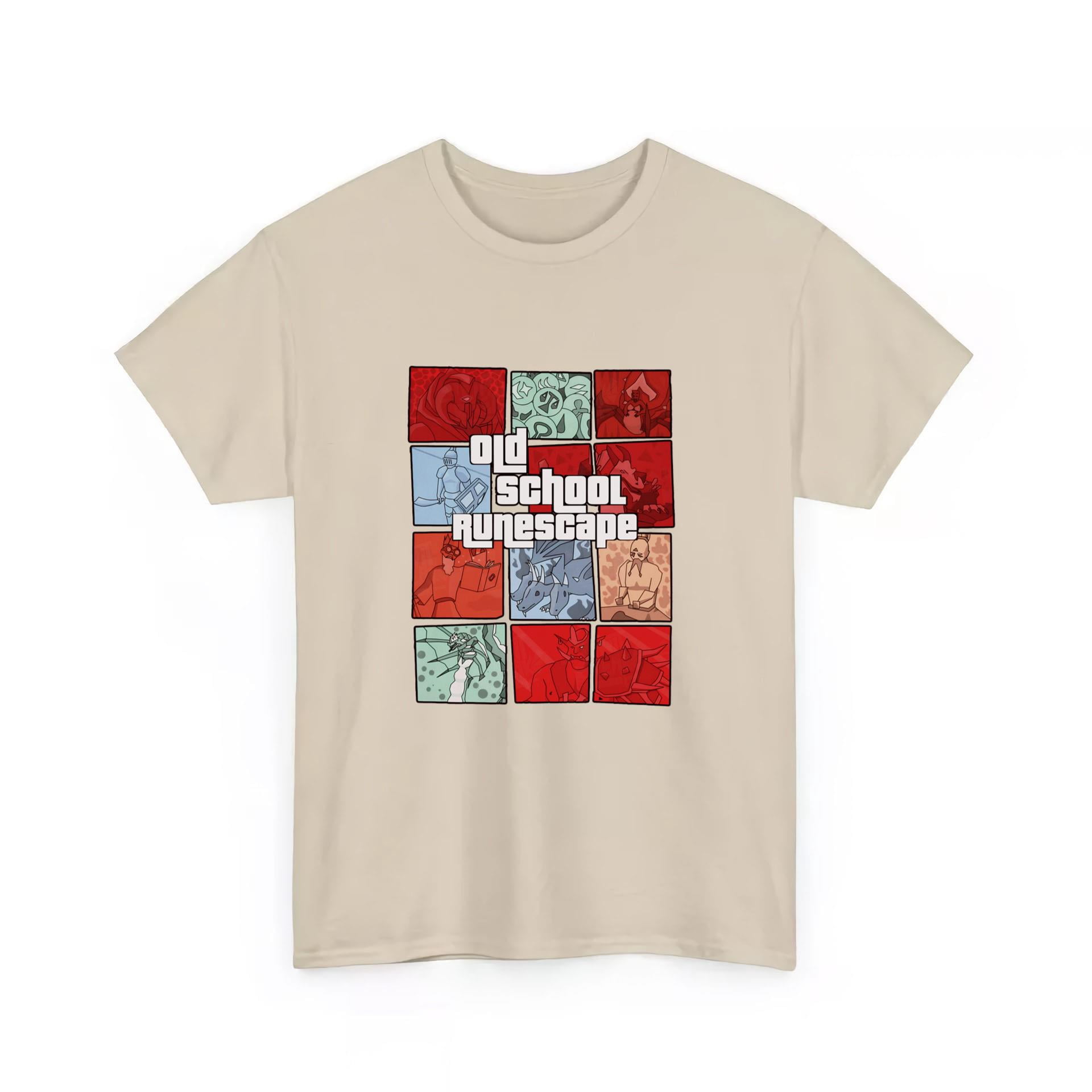 Old School Fantasy Gaming Style Tee, Action-Inspired Parody Graphic ...