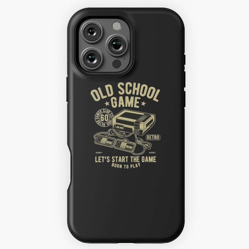 Old School Game Classic Console Phone Case Compatible iPhone 17 through ...
