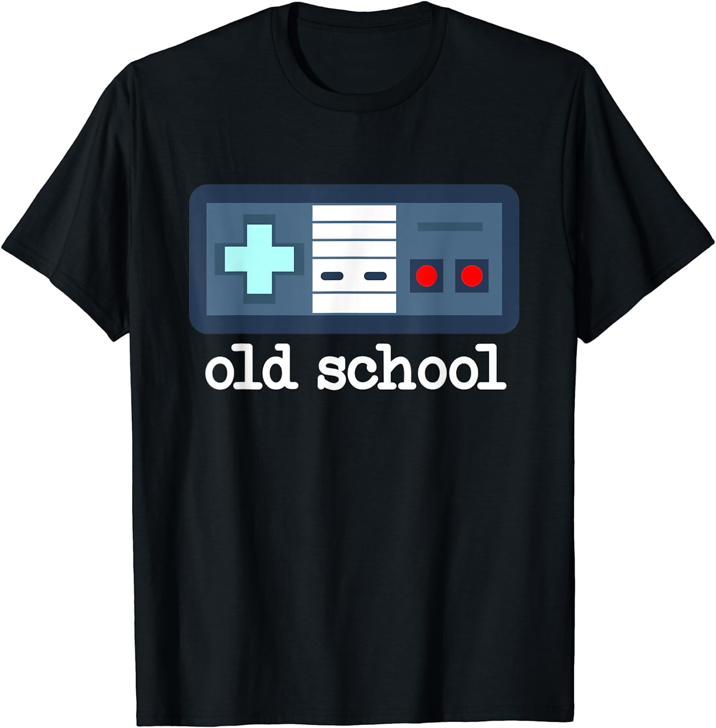 Old School Gamer 80's Men's Vintage Retro Video Game Player T-Shirt ...
