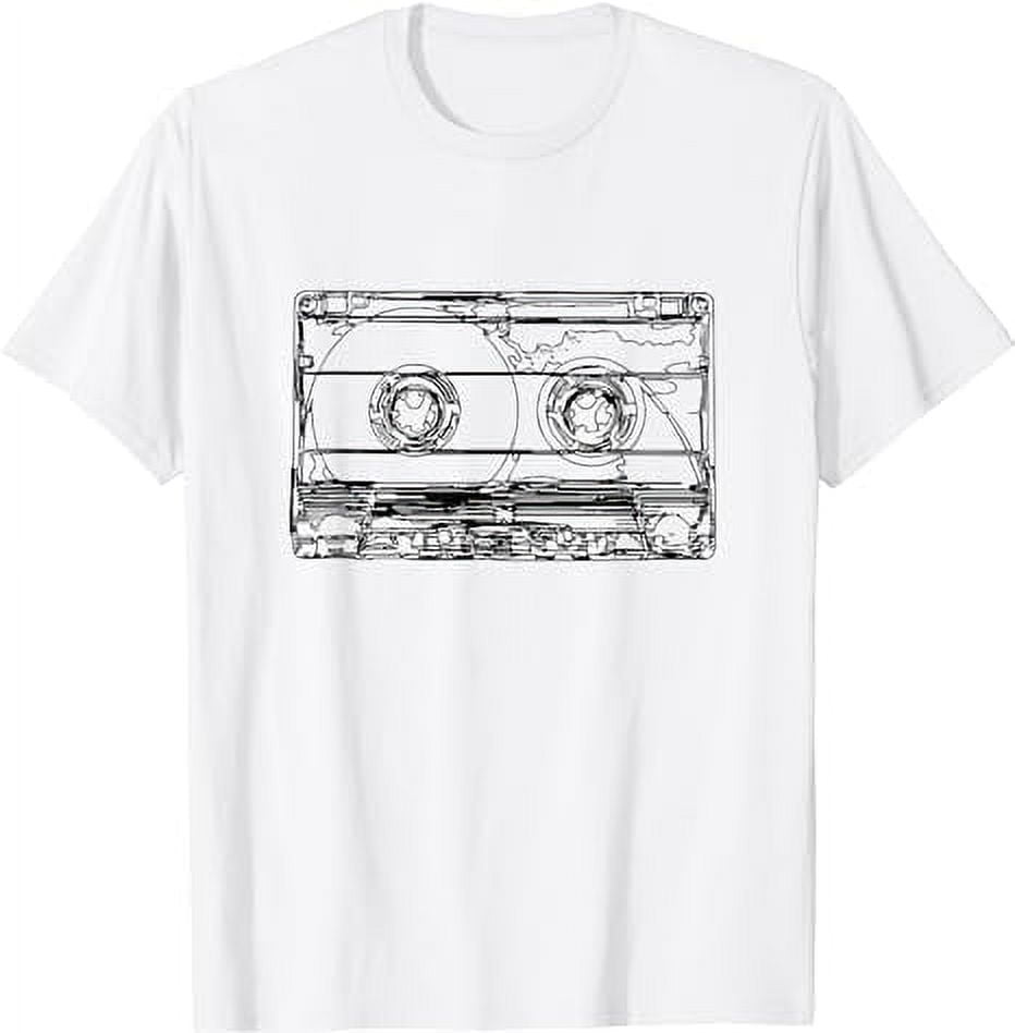 Old School Hip Hop Music Mixtape Cassette Tape 90s Hiphop T-Shirt ...