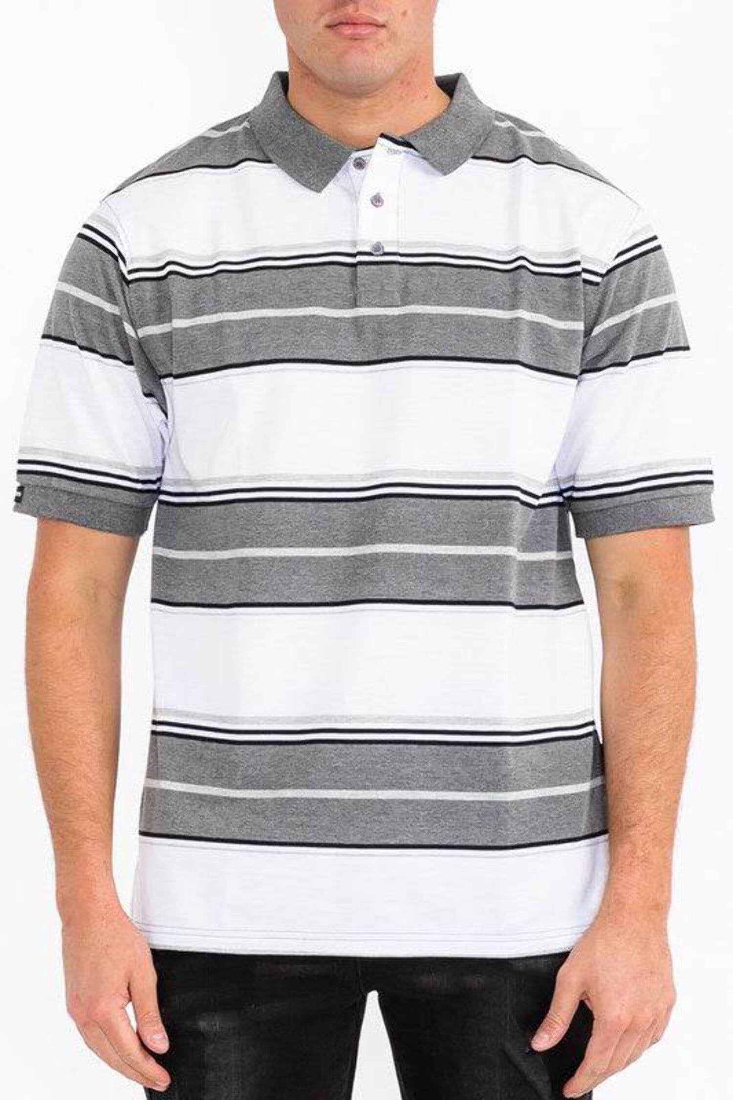 Old School Pique Polo Shirt - Walmart.com