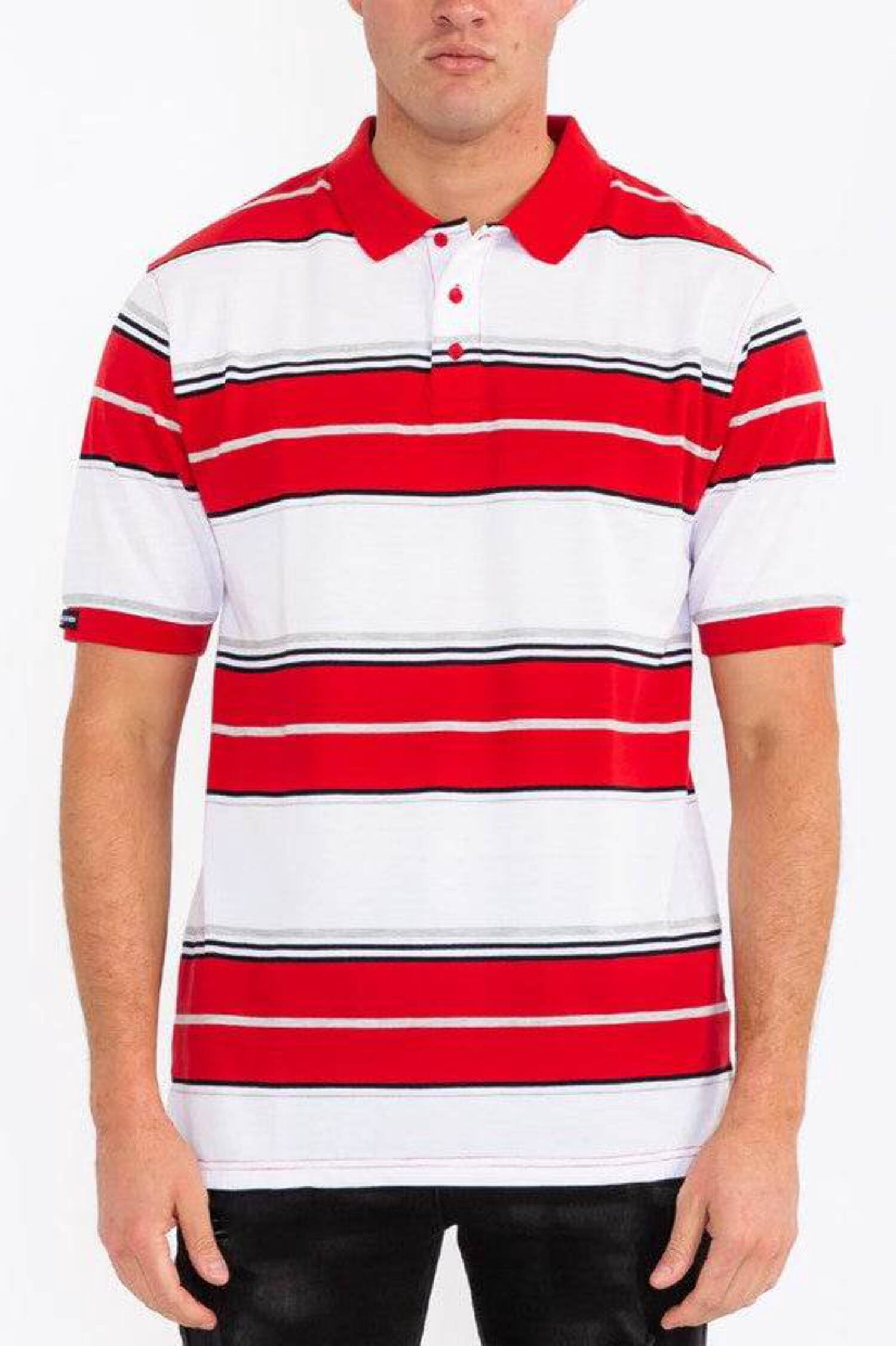 Old School Pique Polo Shirt - Walmart.com