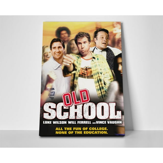 Old School Poster or Wrapped Canvas - Walmart.com