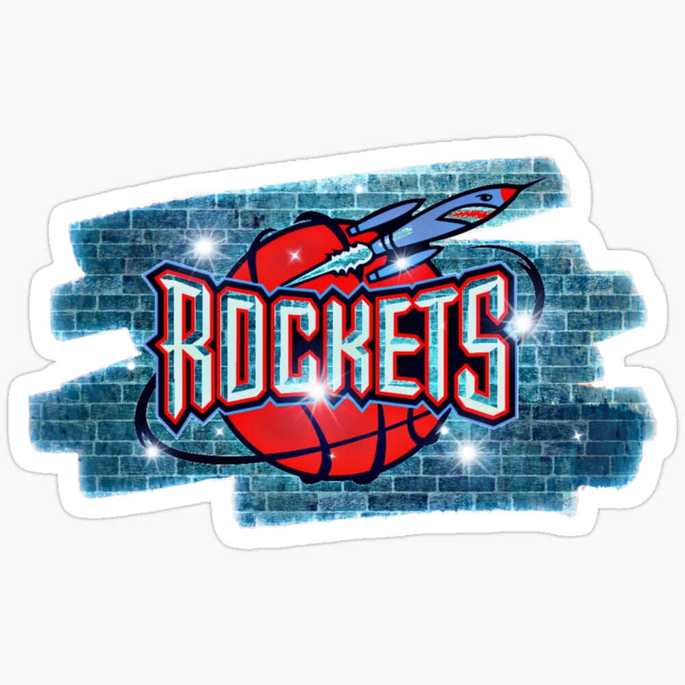 Old School Rockets Basketball Logo Sticker Baseball Sticker, Football ...