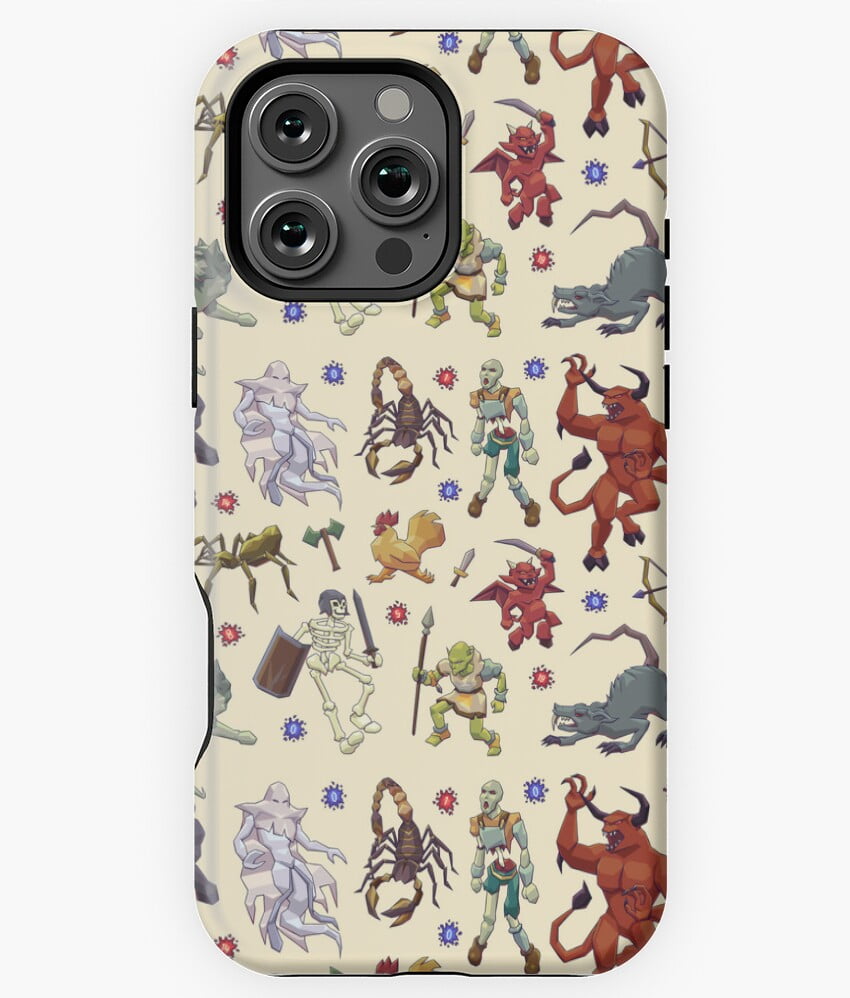 Old School Runescape Monsters M09610 Phone case for iPhone 11 to 16 Pro ...
