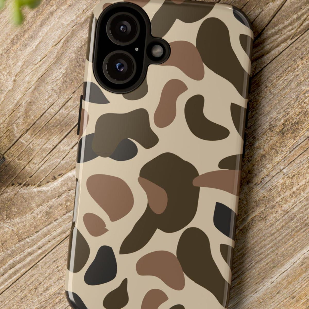 Old School Southern Dixie Camo Deer and Duck Hunting Phone Case for 17 ...
