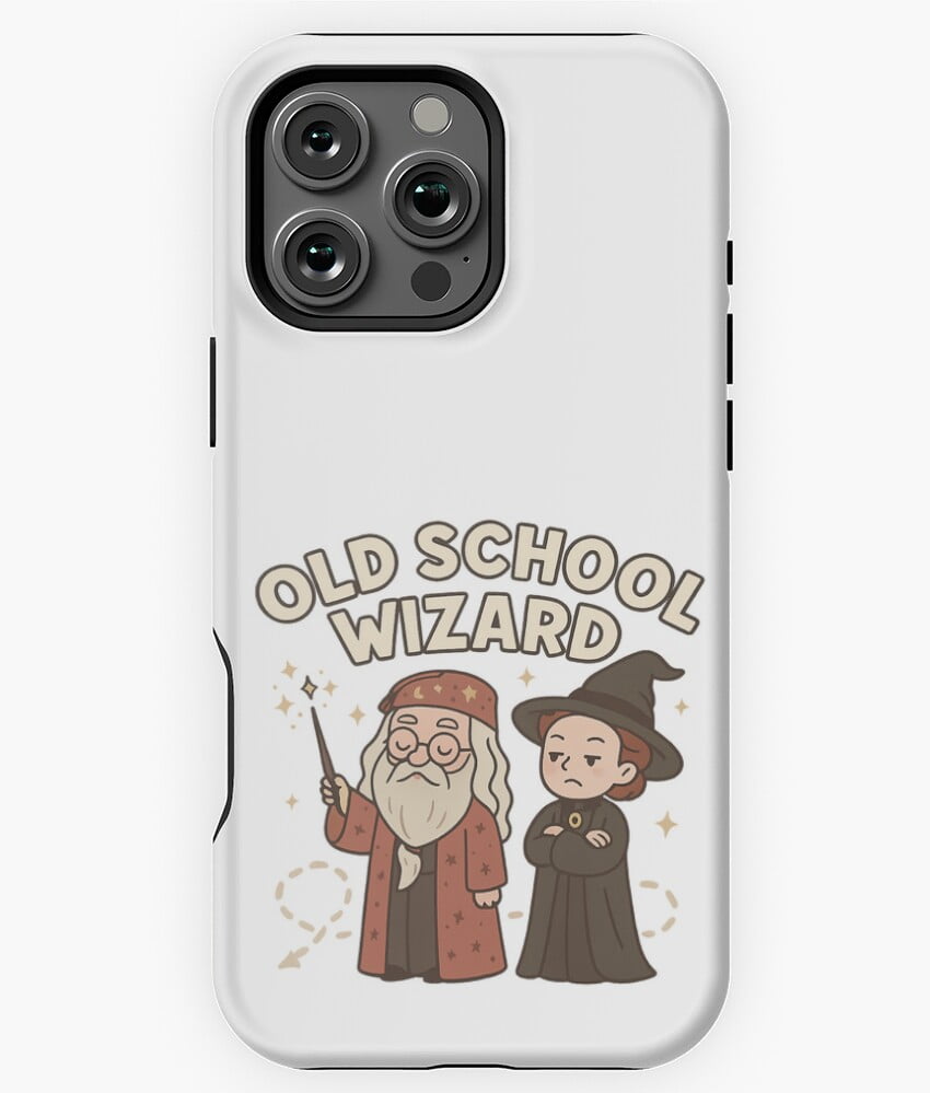 Old School Wizard Retro Fantasy RPG Phone Case for iPhone 16 15 14 13 ...